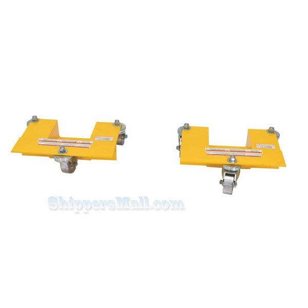 Steel Pallet Rack Lifting Dollies (2 Quantity) 17-7/16 In. x 14-3/8 In ...