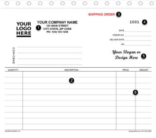 Shipping order, packing list, delivery receipt and invoice universal ...