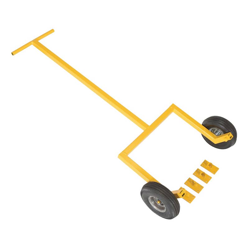 Factory Installed Steel Portable Wheel Riser Caddy 10-1/4 In. x 37-1/4 ...