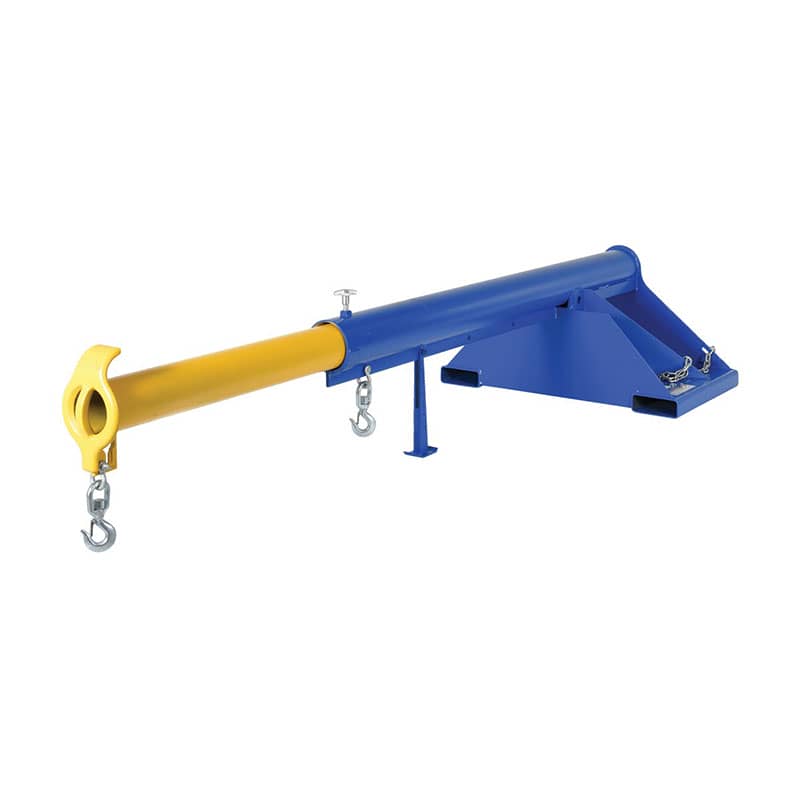 Fork truck attachment telescoping forklift boom for industrial ...